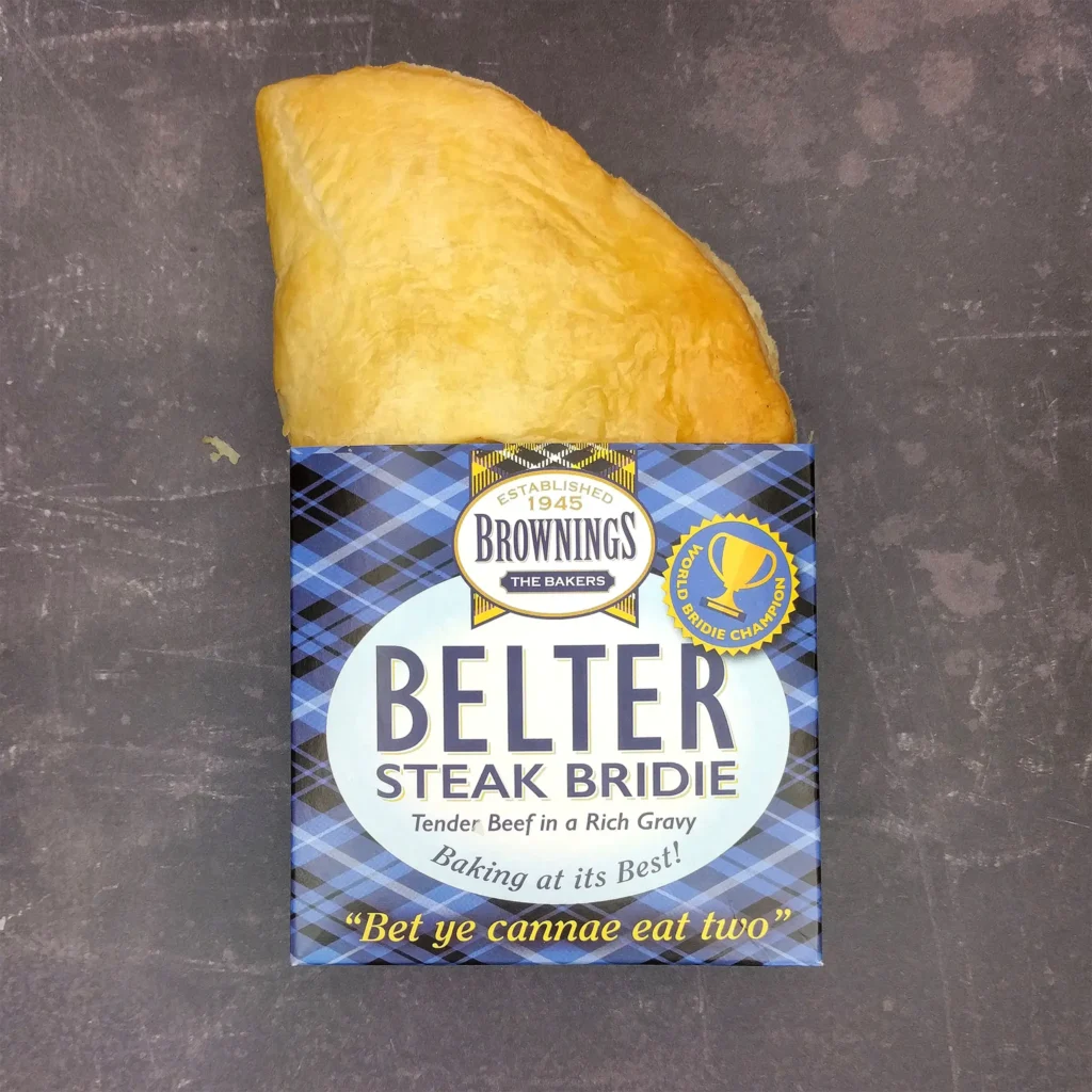 Belter Steak Bridie | Brownings the Bakers